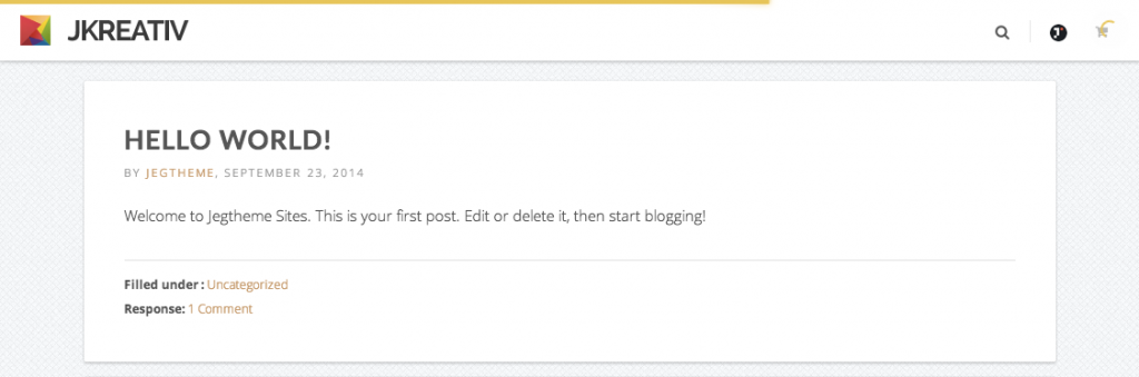 General Loader Setup – Jegtheme Support & Documentation