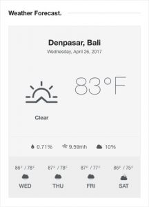Weather Forecast – Jegtheme Support & Documentation