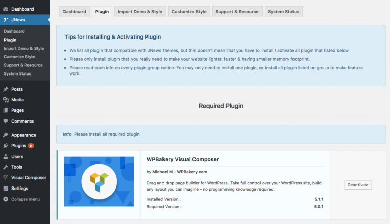 Plugin Update – Jegtheme Support & Documentation