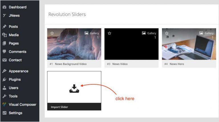 Import & Export Slider – Jegtheme Support & Documentation