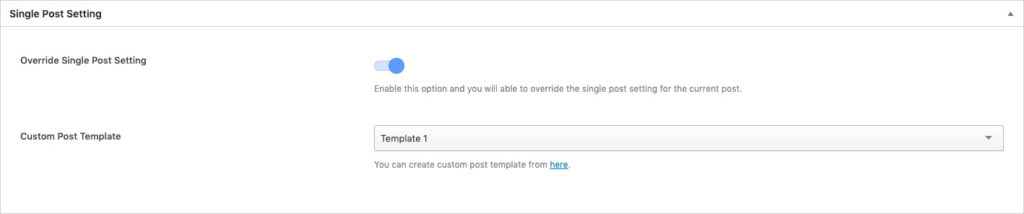 Custom Post Template – Jegtheme Support & Documentation