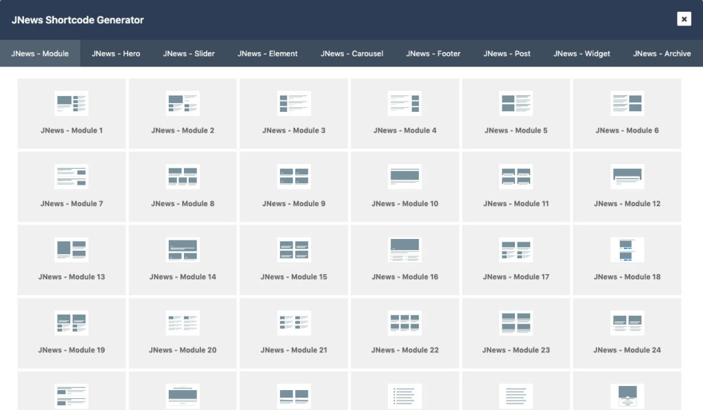 Shortcode Builder – Jegtheme Support & Documentation