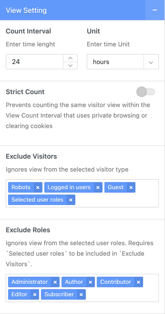 View Counter – Jegtheme Support & Documentation