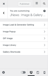 Image & Gallery Option – Jegtheme Support & Documentation