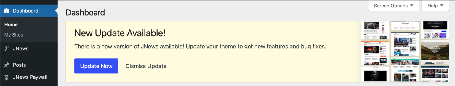 Theme Update – Jegtheme Support & Documentation