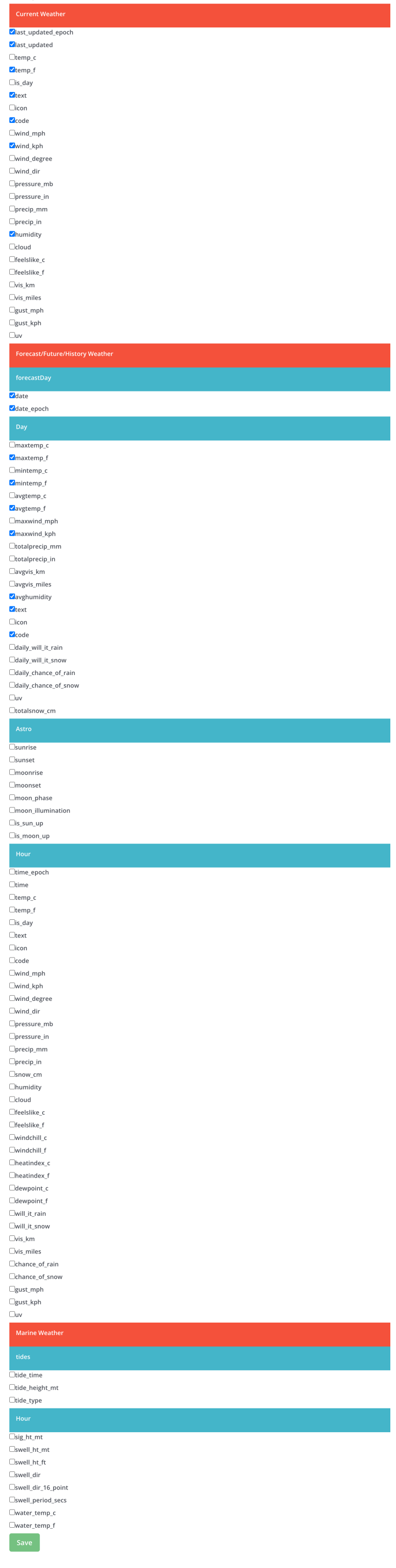 Weather Forecast – Jegtheme Support & Documentation